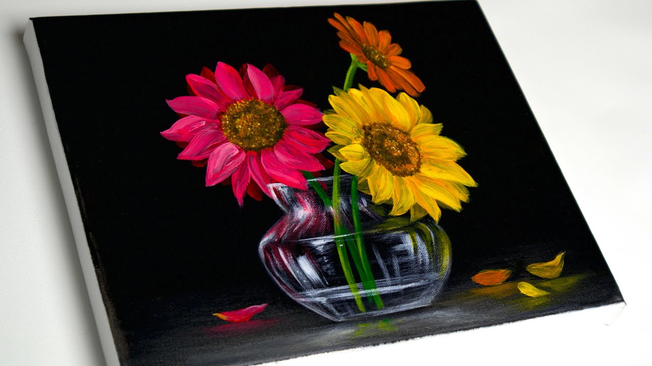 Acrylic Flower Painting: Master Techniques for Stunning Blooms ...