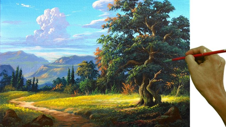 Acrylic Landscape Paintings: Transform Your Space with Art - Painting ...