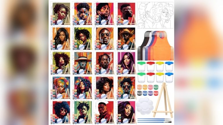 Pre Drawn Canvas for Painting for Adults: Perfect DIY Art Kits ...